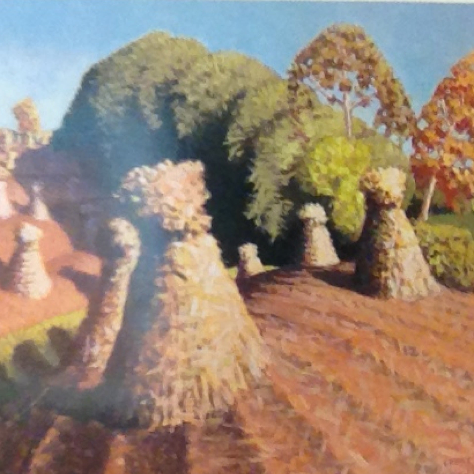 Farm Hay Stacks | Periwinkle